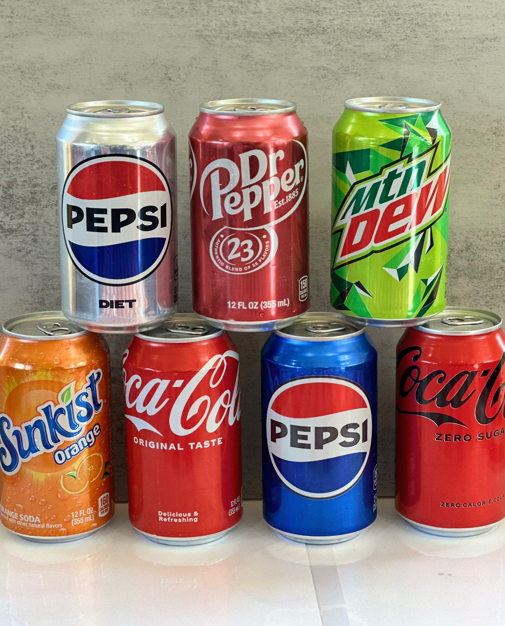 soda cans